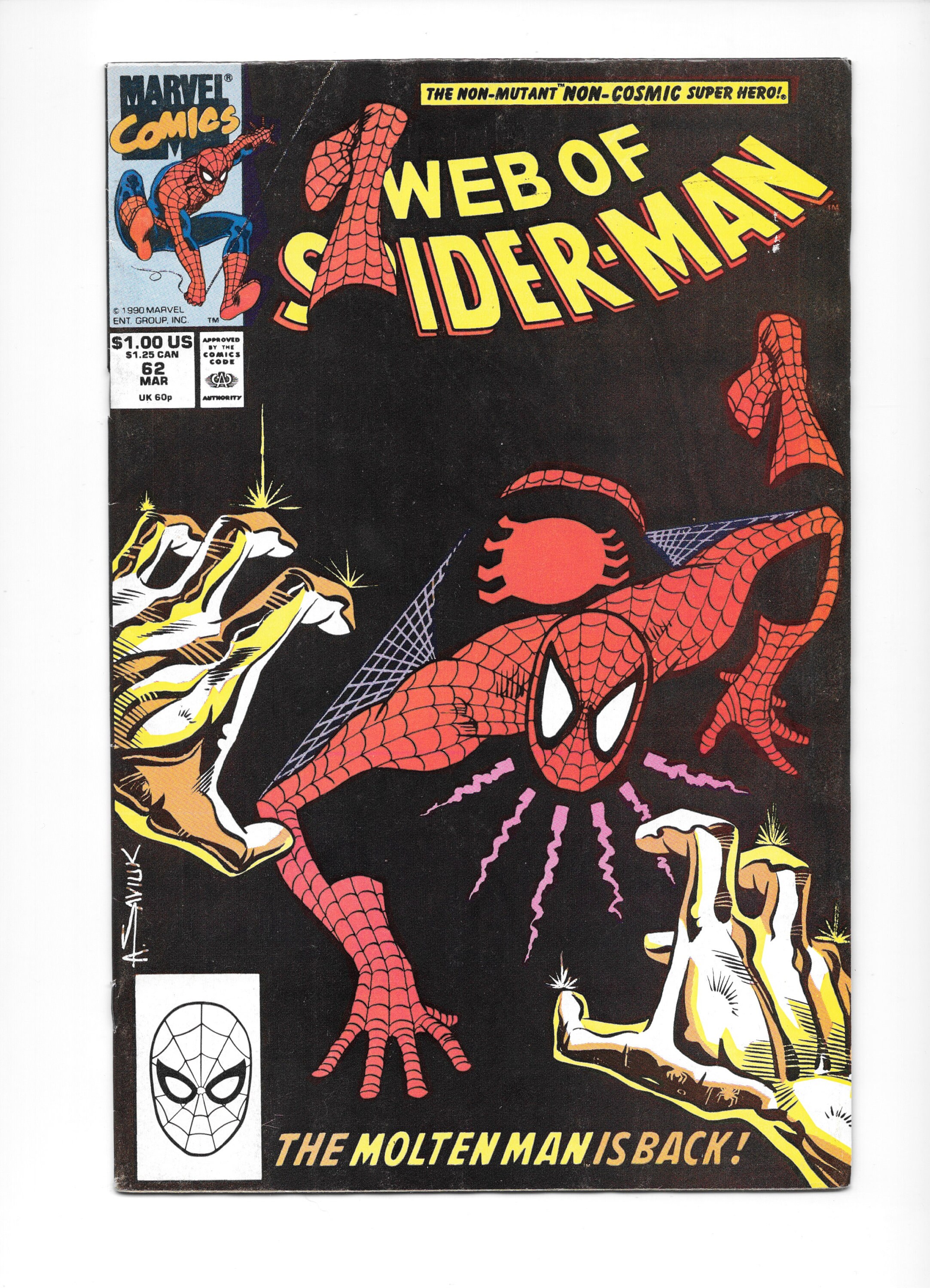 Web Of Spider-Man 25 57 62 95 1987-1992 Marvel Comics | Etsy