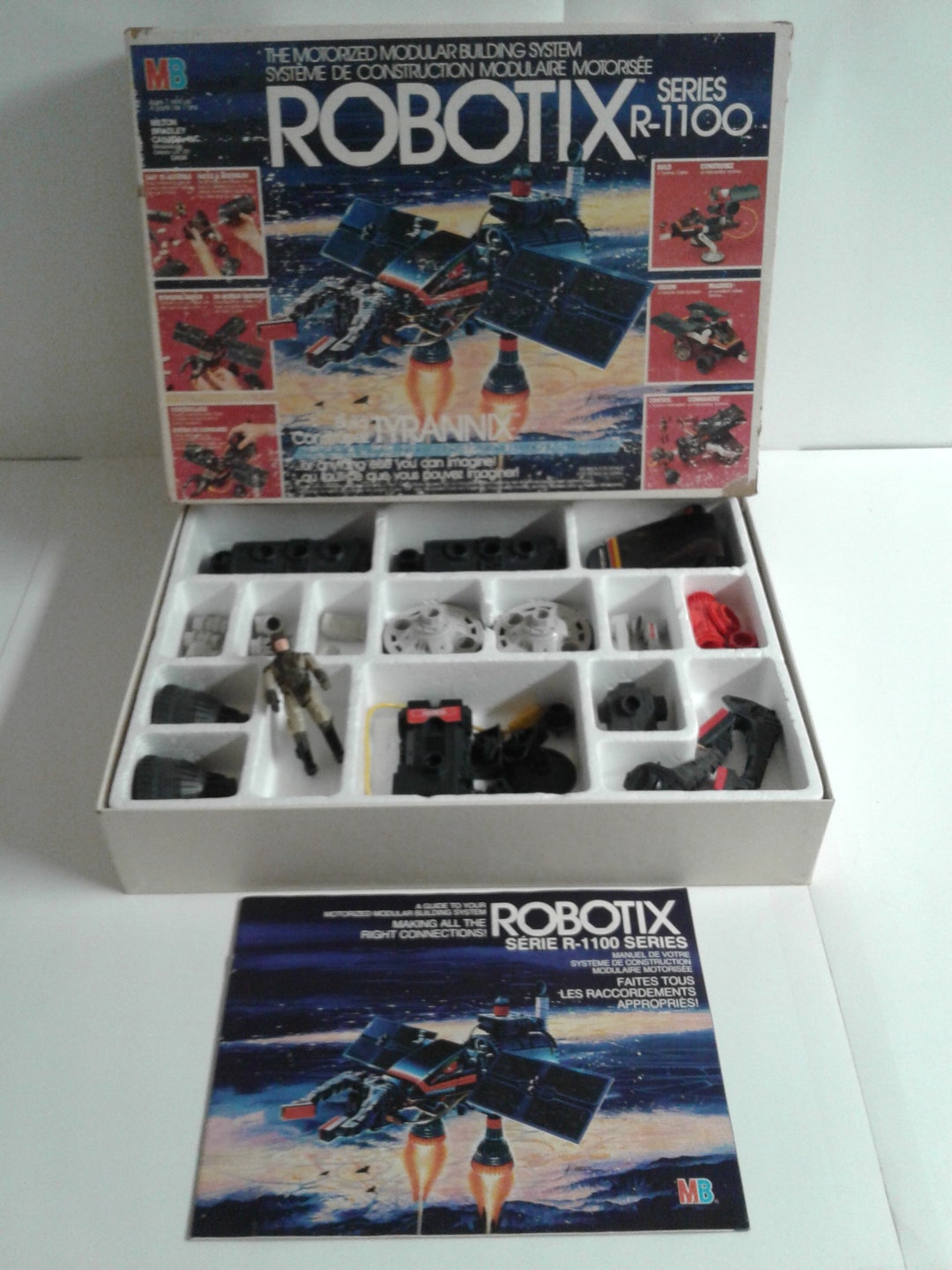 ROBOTIX R-1100 Motorized Modular Building System Vintage 1985 MB Milton ...