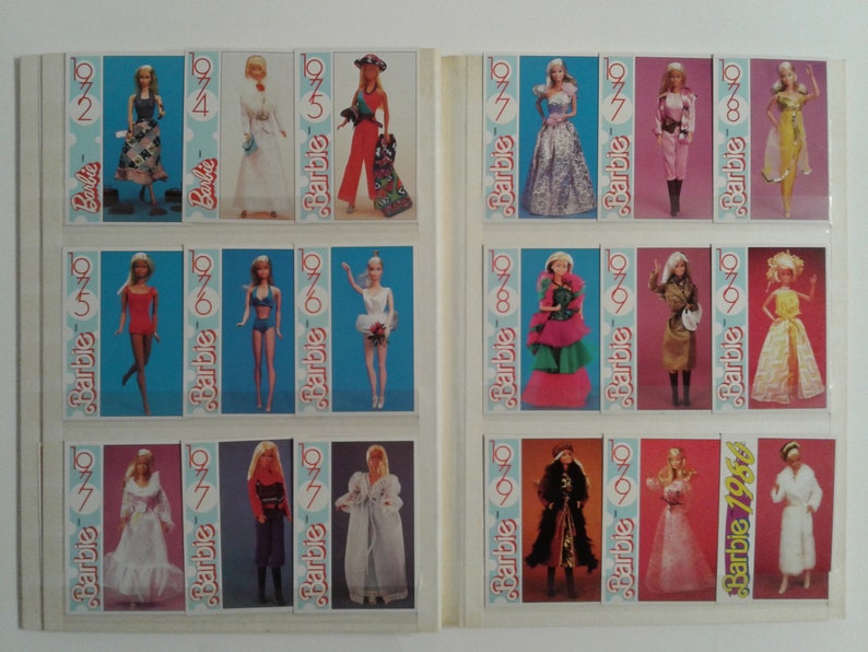 Lot of 120 Barbie Doll Trading Cards Vintage Mattel 1991 - Etsy