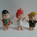 Vintage Hanna Barbera Flintstones Kids, 3 Mini Figures Toy 1986 + 1 ...