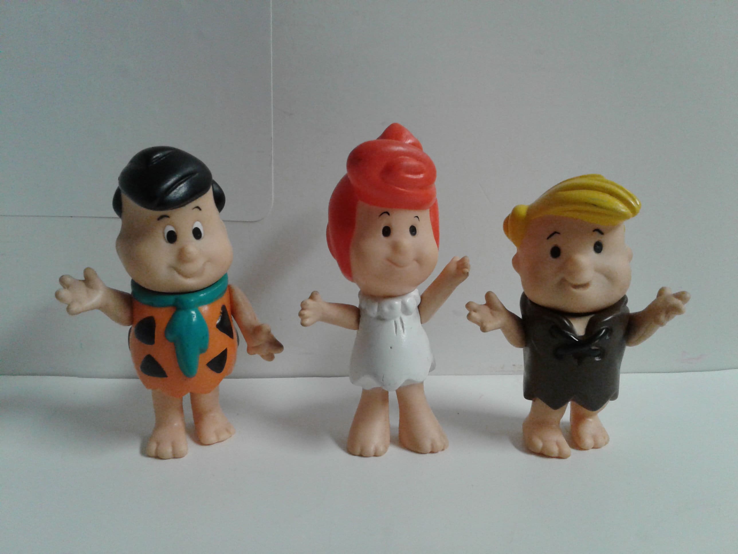 Vintage Hanna Barbera Flintstones Kids, 3 Mini Figures Toy 1986 + 1 ...