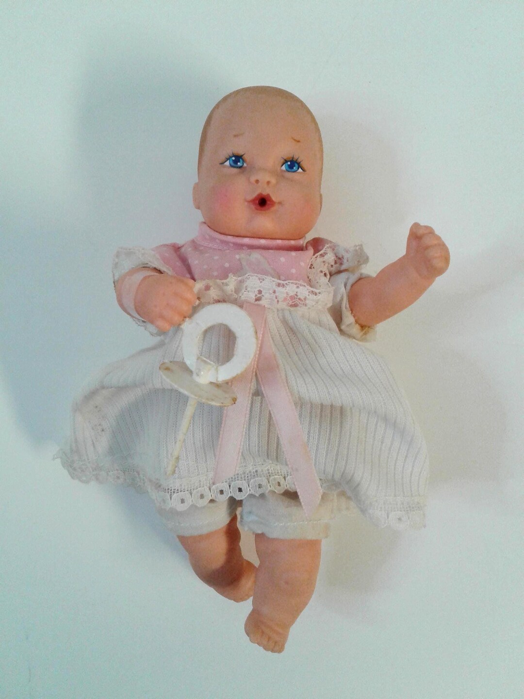 Vintage 1988 Lewis Galoob Baby Doll With Pacifier 7" Not Working - Etsy