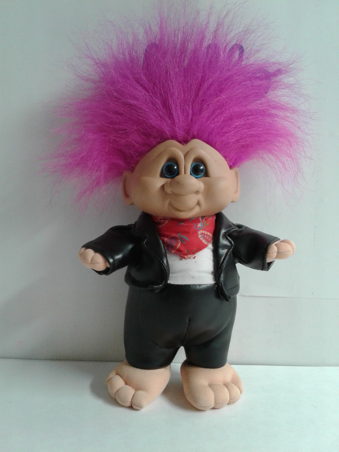 Ganz 1992 Plush Troll Doll Blue Eyes, Pink Hair 12" - Etsy