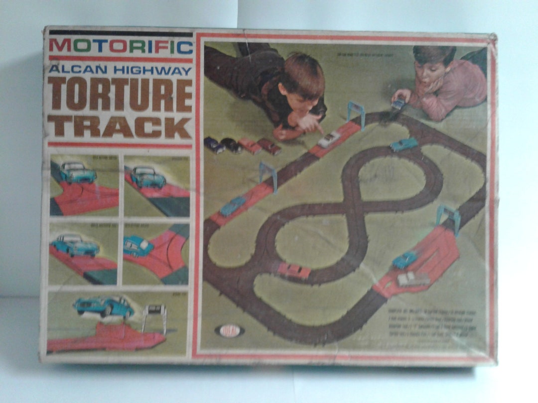 Vintage 1965 Ideal Motorific Alcan Highway Torture Track Set - Not ...
