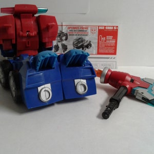Transformers Animated Roll Out Command OPTIMUS PRIME Figure Complete - Etsy