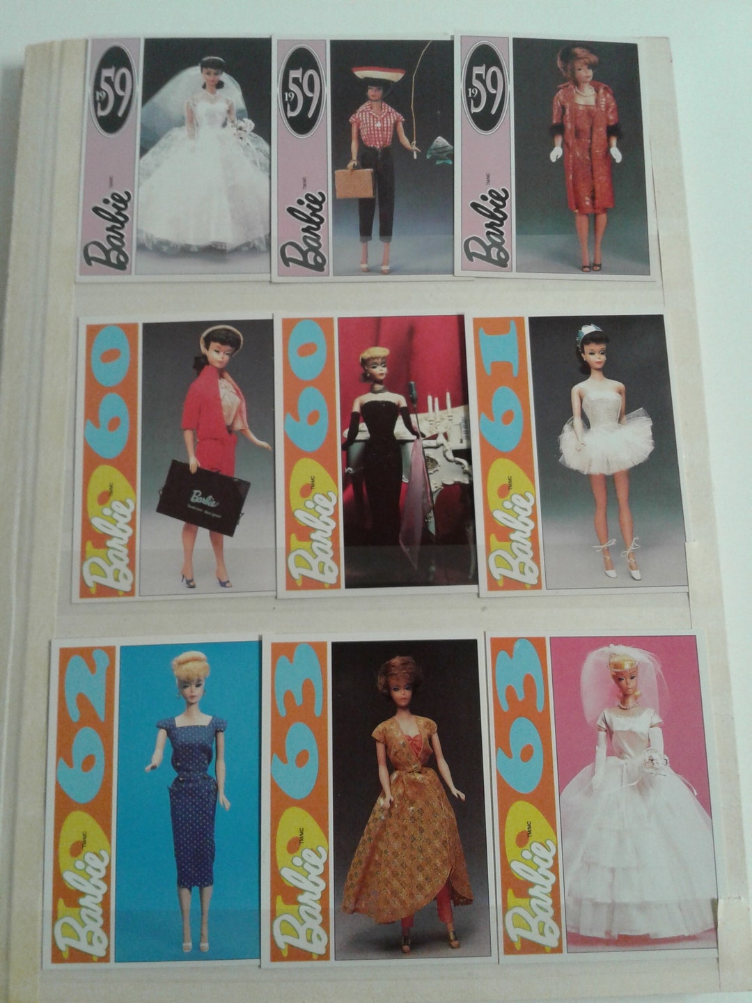 Lot of 120 Barbie Doll Trading Cards Vintage Mattel 1991 - Etsy
