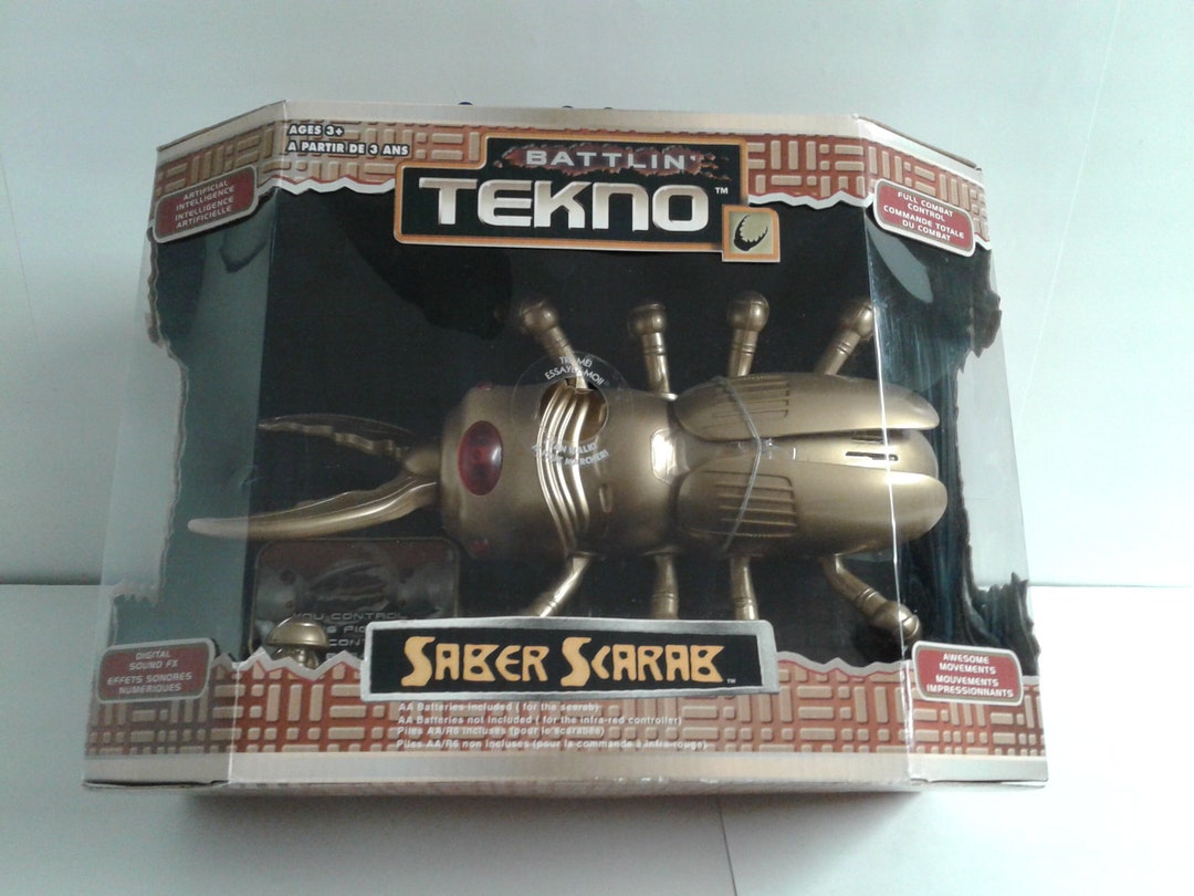 Battlin’ Tekno Saber Scarab Artificial Intelligence RC Insect Robot Toy ...