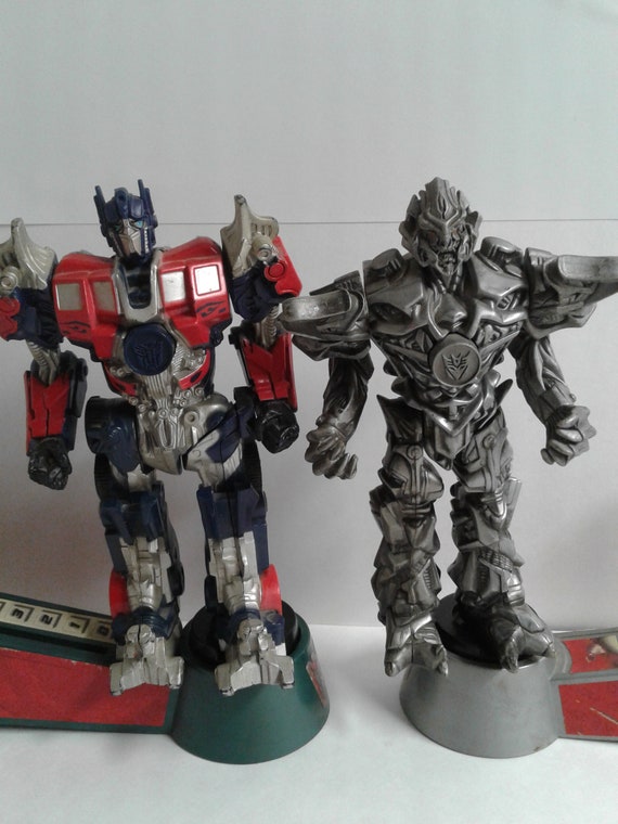 Transformers Robot Fighters Optimus Prime Vs Megatron Hasbro Rockem Sockem Etsy