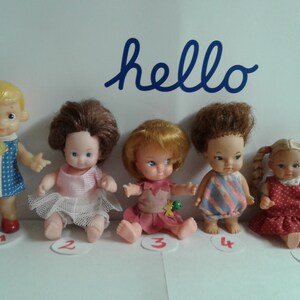 You Choose Small Collectible Dolls Vintage 60/70s - Etsy
