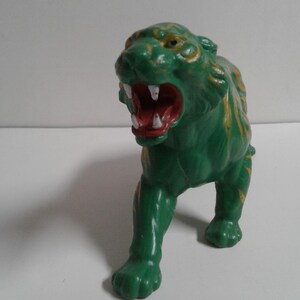 MOTU He-man Battle Cat Green Tiger Cringer Toy Vintage 1981 - Etsy