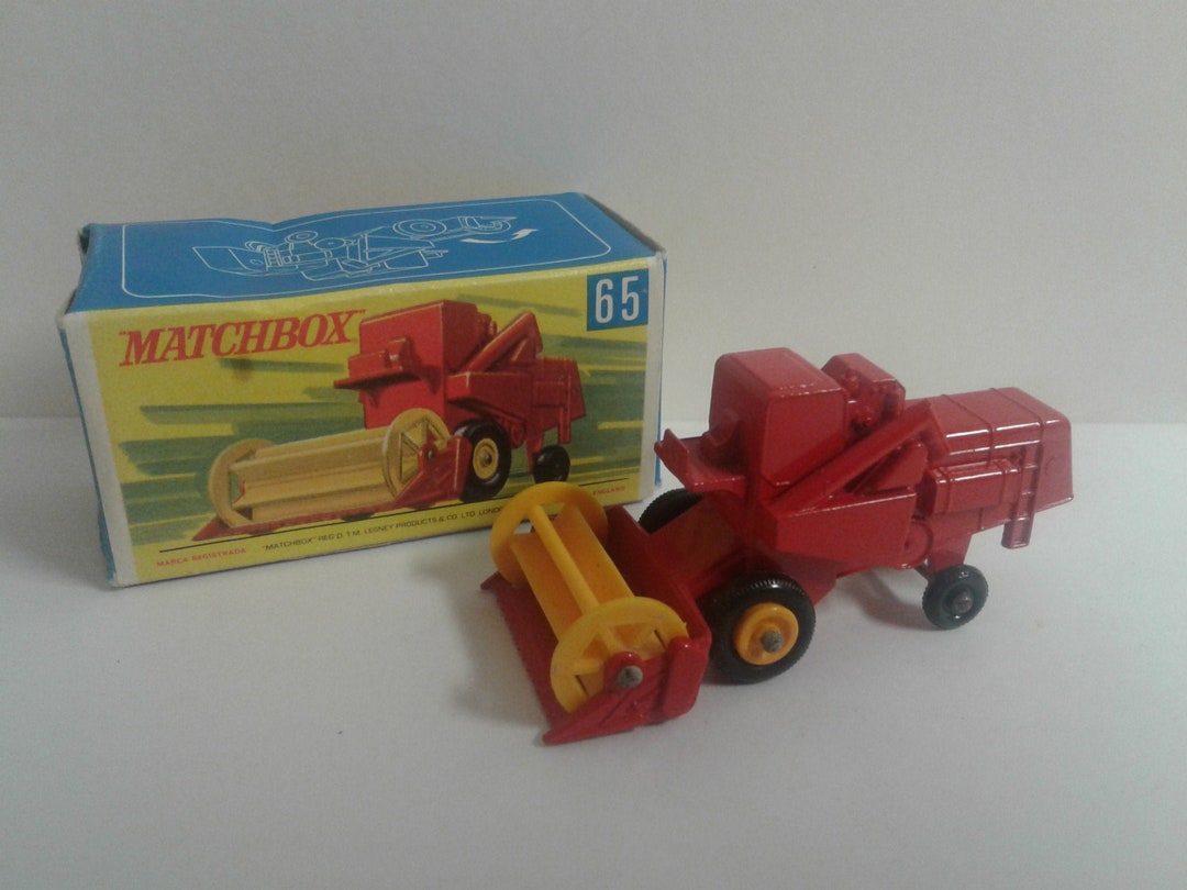 Matchbox Series No.65 Lesney Regular Wheels Combine Harvester England ...