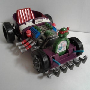 Vintage Teenage Mutant Ninja Turtles TMNT Car/action Figures Lot - Etsy