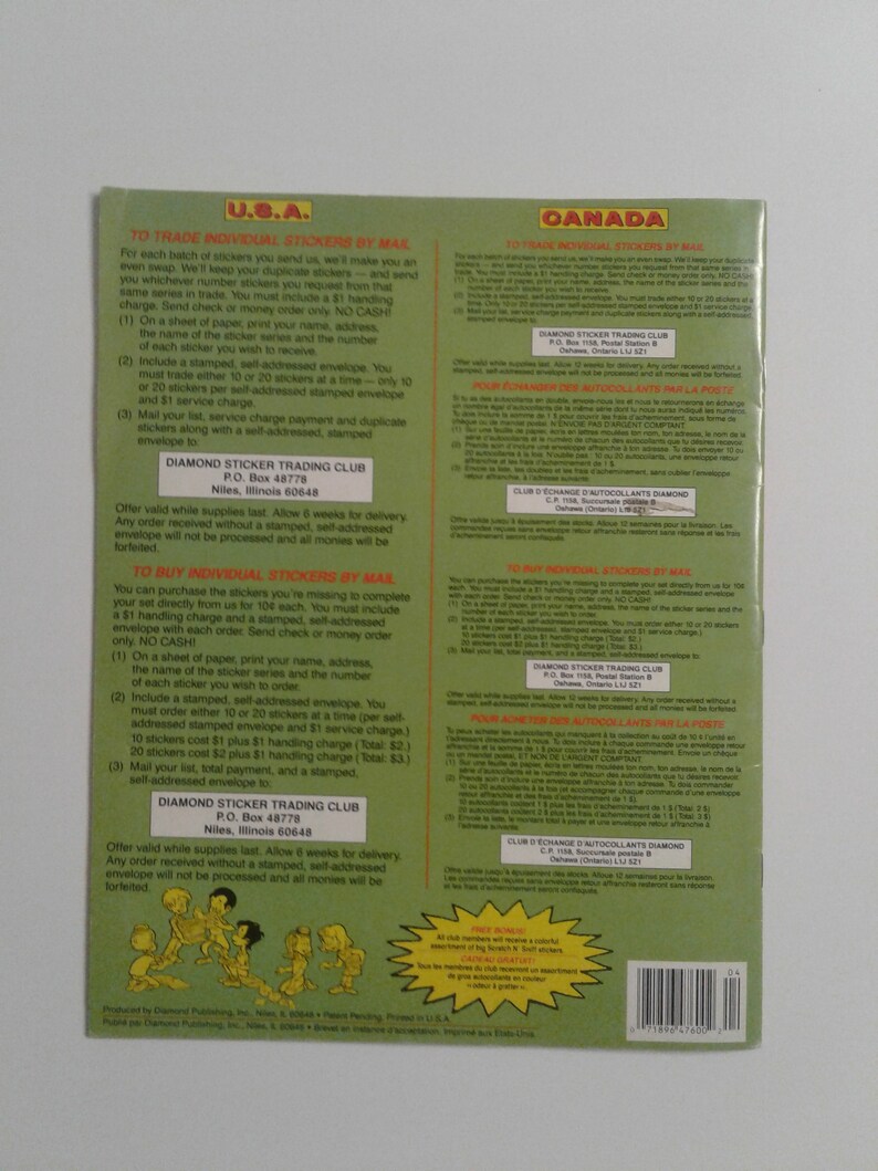 Vintage the Simpsons Sticker Activity Album Diamond Publishing 1990 - Etsy