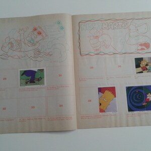 Vintage the Simpsons Sticker Activity Album Diamond Publishing 1990 - Etsy