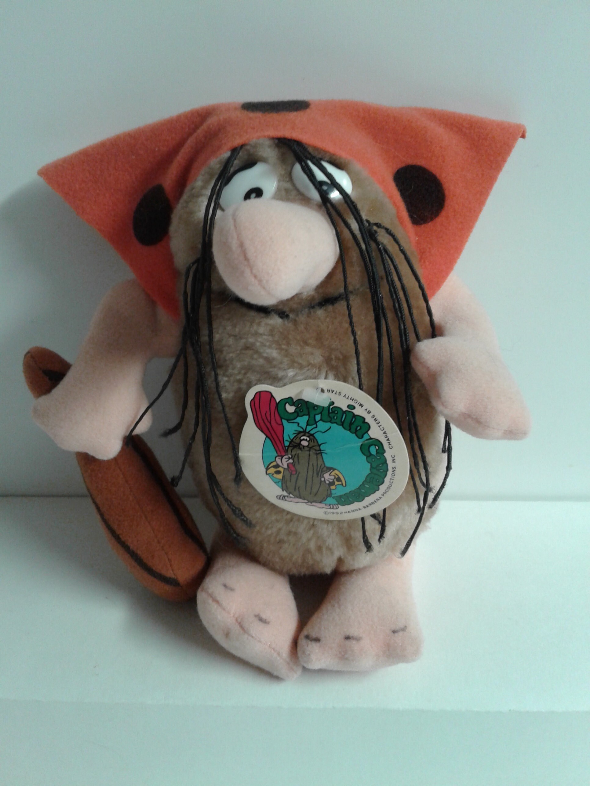 Toys CAPTAIN CAVEMAN Plush Rare Stuffed Animal Plush Flintstones Toy ...