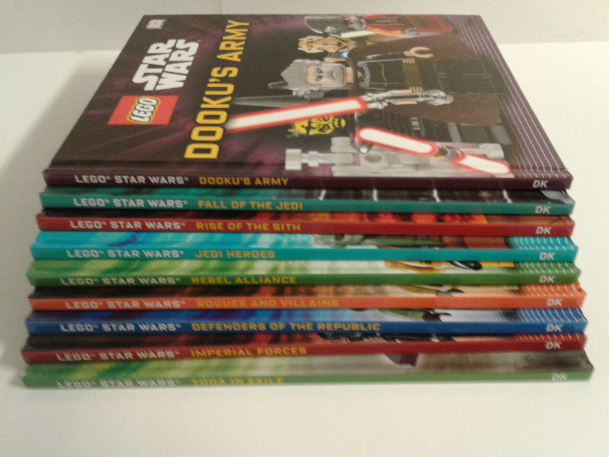 LEGO Star Wars Set of 9 Hardcover DK Books Disney 2015 | Etsy