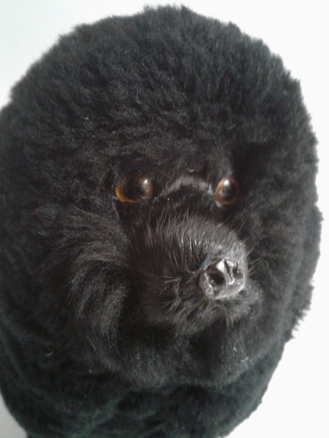 Vintage Dakin Black Poodle Puppy Dog Realistic Plush Toy 11 Inch - Etsy
