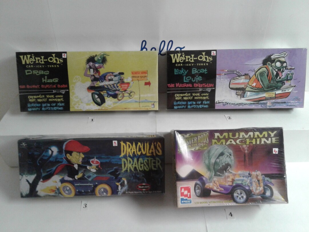 You Choose! Plastic Model Kit Drag Hag, Polar Lights, AMT/ERTL - Etsy