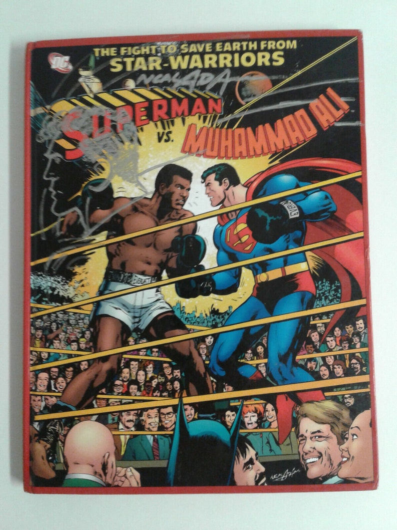 Superman VS Muhammad Ali 1978 Fn Signed Neal Adams DC Comics | Etsy