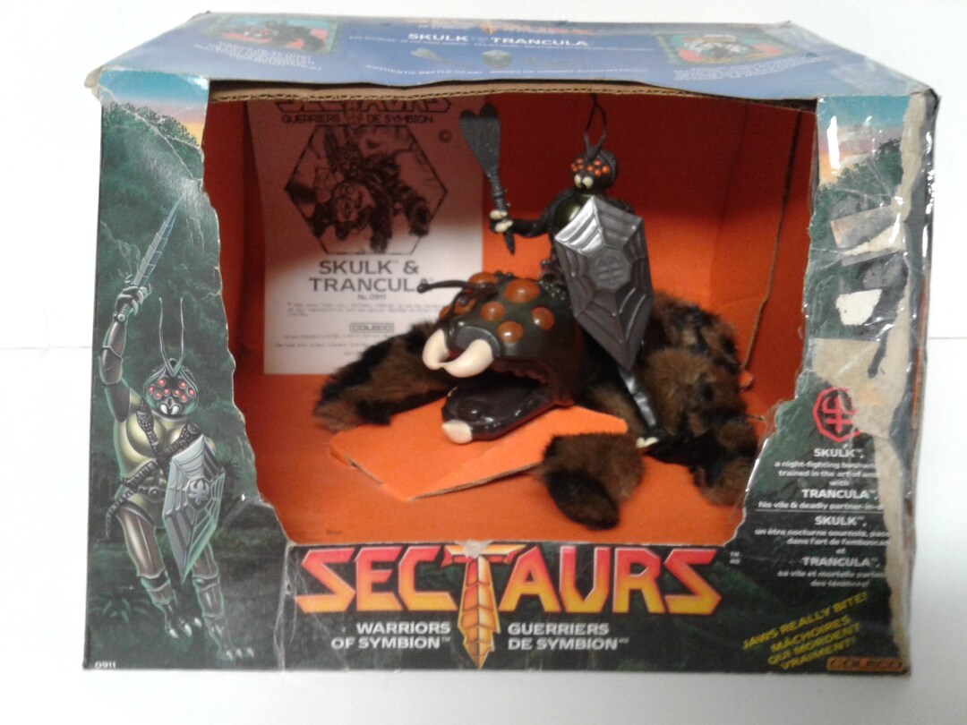 1984 Vintage Coleco Sectaurs Skulk & Trancula Bug Puppet - Etsy