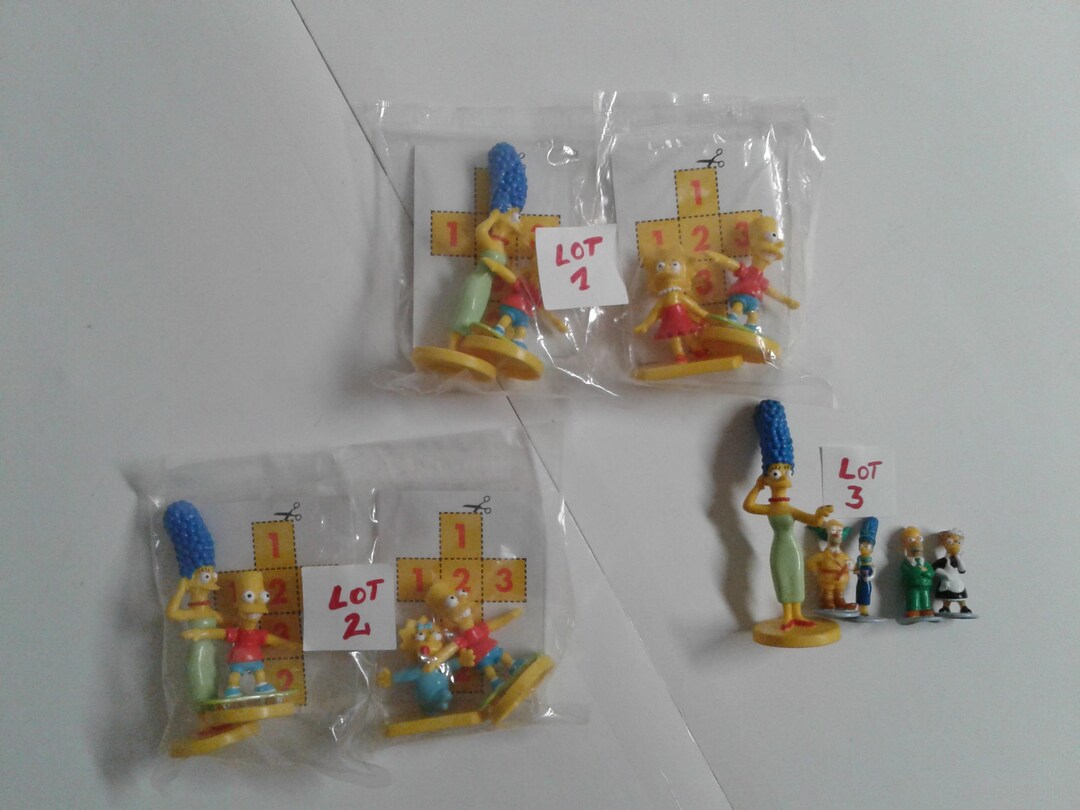 You Choose! the Simpsons Kellogg's Cereal Premiums Figures - Etsy