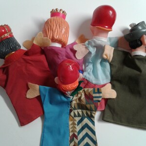 Lot of 5 Snow White Hand Puppets Set - Etsy