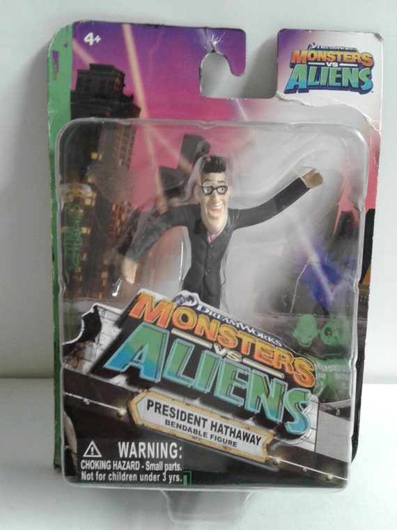 Monsters Vs. Aliens President Nathaway Bendable Figure | Etsy