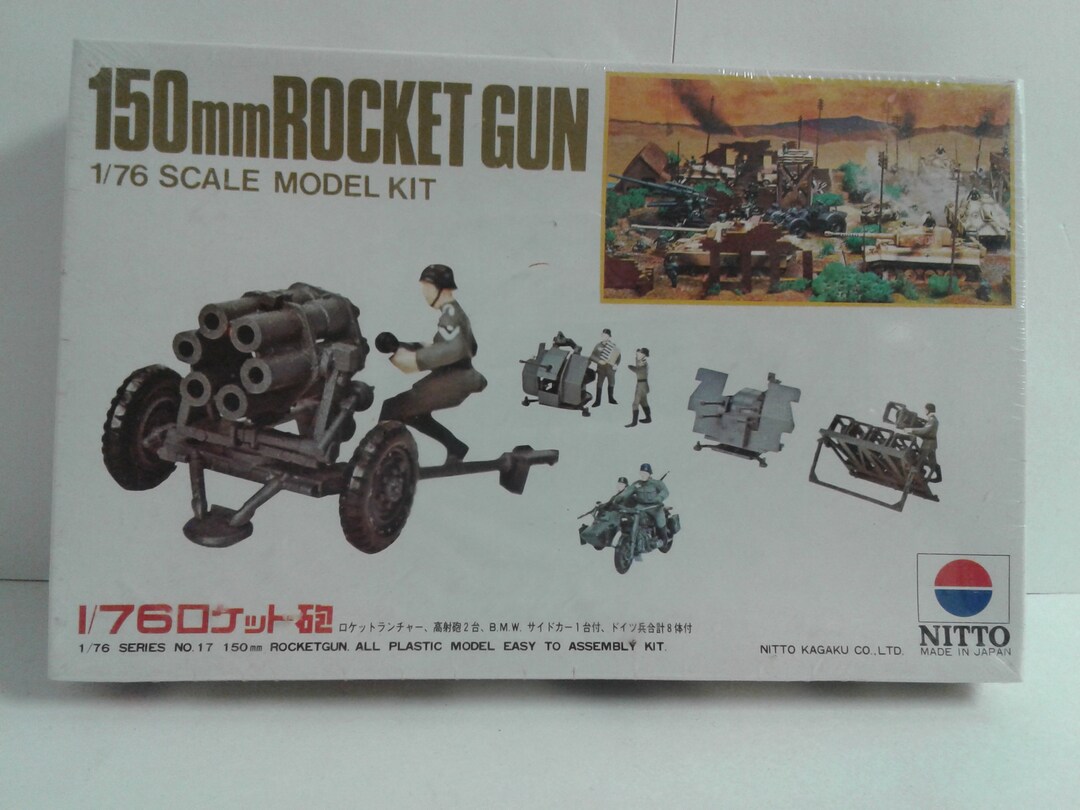 150mm ROCKET GUN 1/76 Scale Plastic Model Kit 17 by NITTO Japan - Etsy