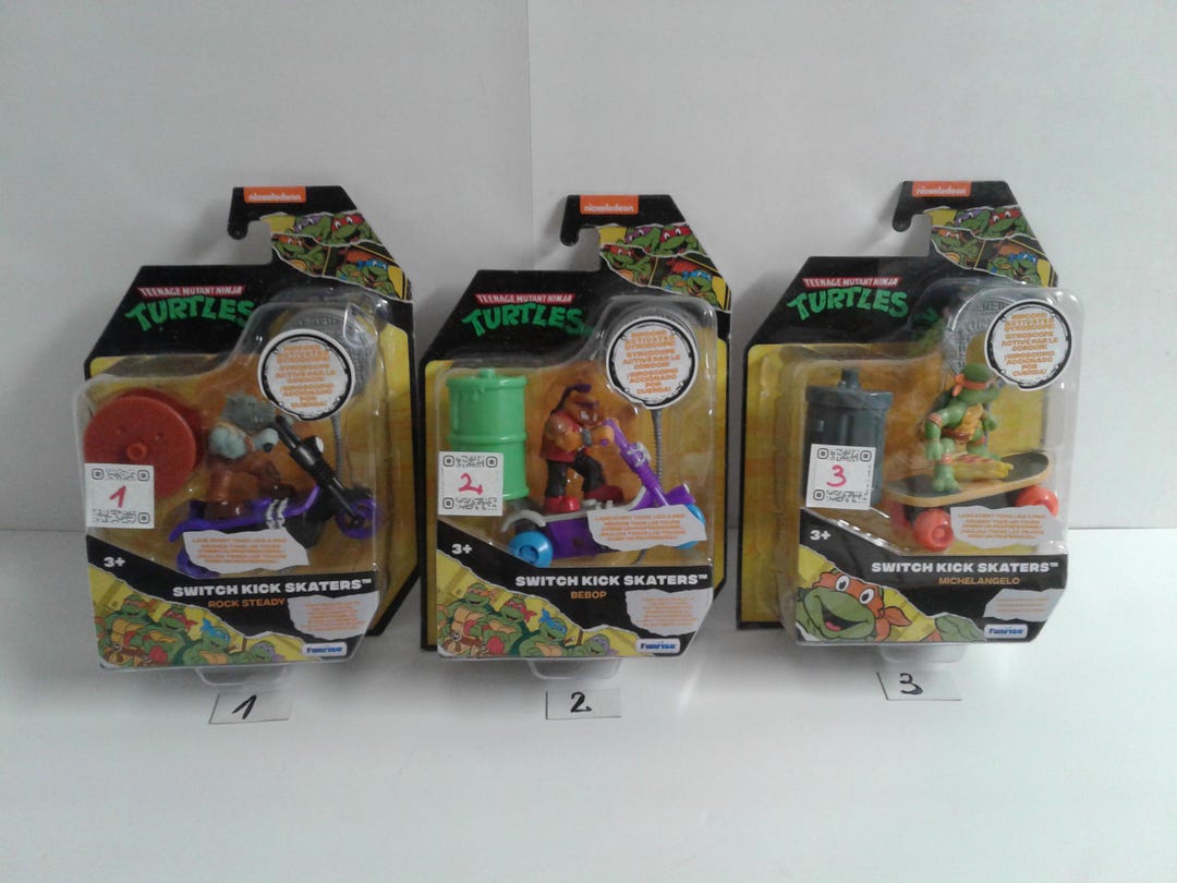 You Choose! Teenage Mutant Ninja Turtle Switch Kick Skaters Figures ...