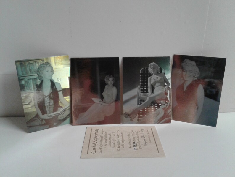 Marilyn Monroe Hollywood Legends Hologram Trading Card Set Vision ...
