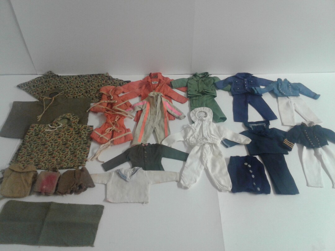 G.I. Joe Nice Lot of Uniforms/clothing Vinatge Hasbro 1960s (1) - Etsy