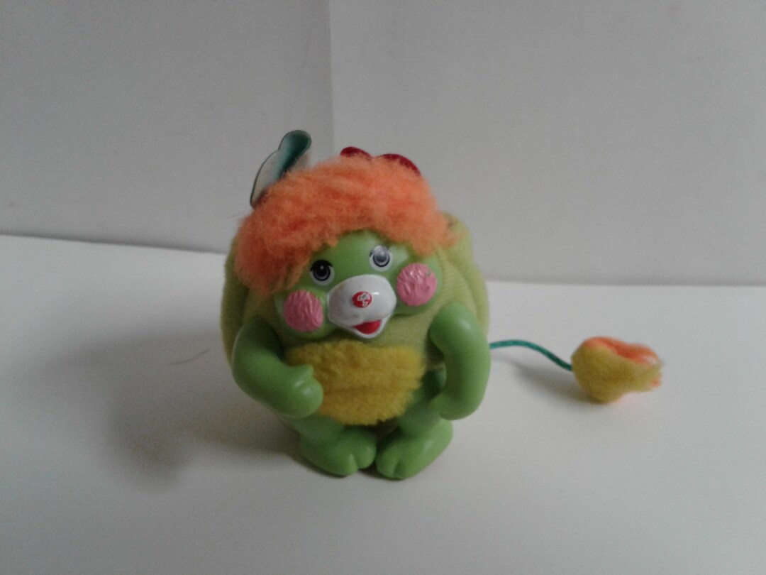 Vintage 1980s Mattel Pocket Popples Mini Plush Toy Green Popple - Etsy