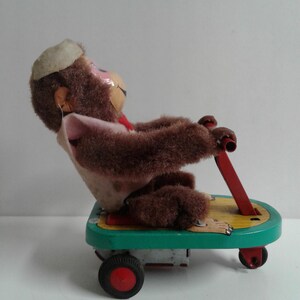 Vintage Monkey on the Wagon Wind-up Toy Japan - Etsy