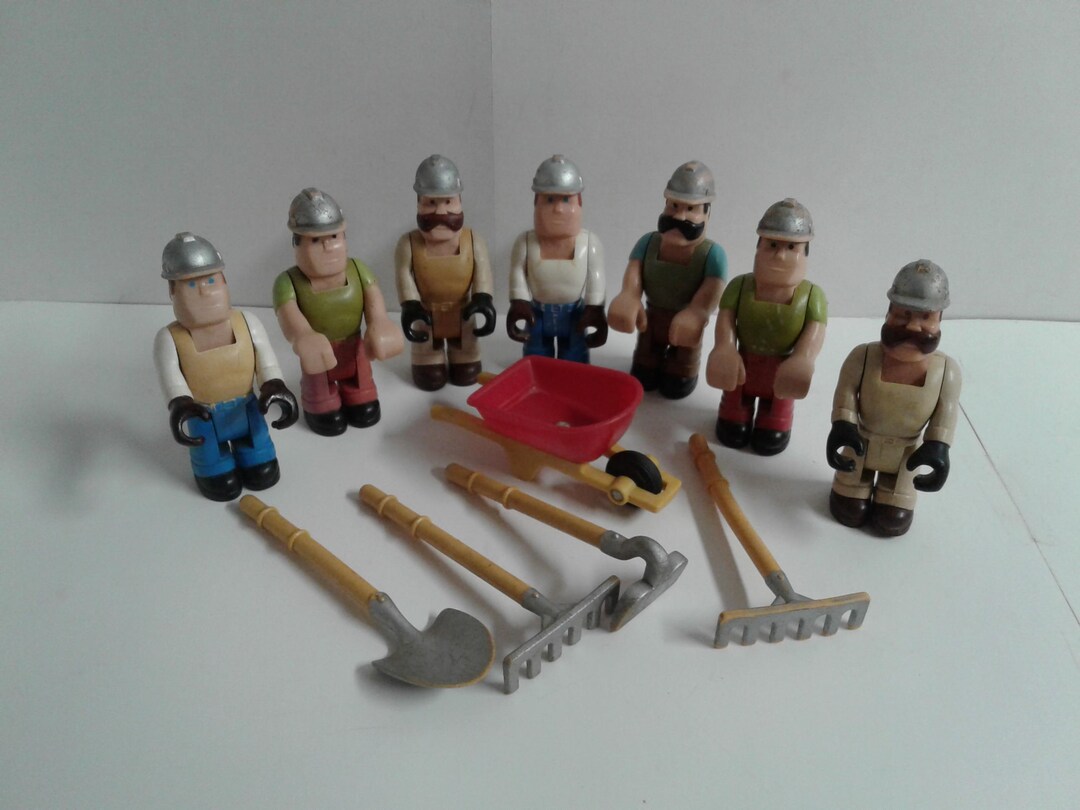 Fisher Price Husky Helpers Action Figures, Garden Tools Lot Vintage ...