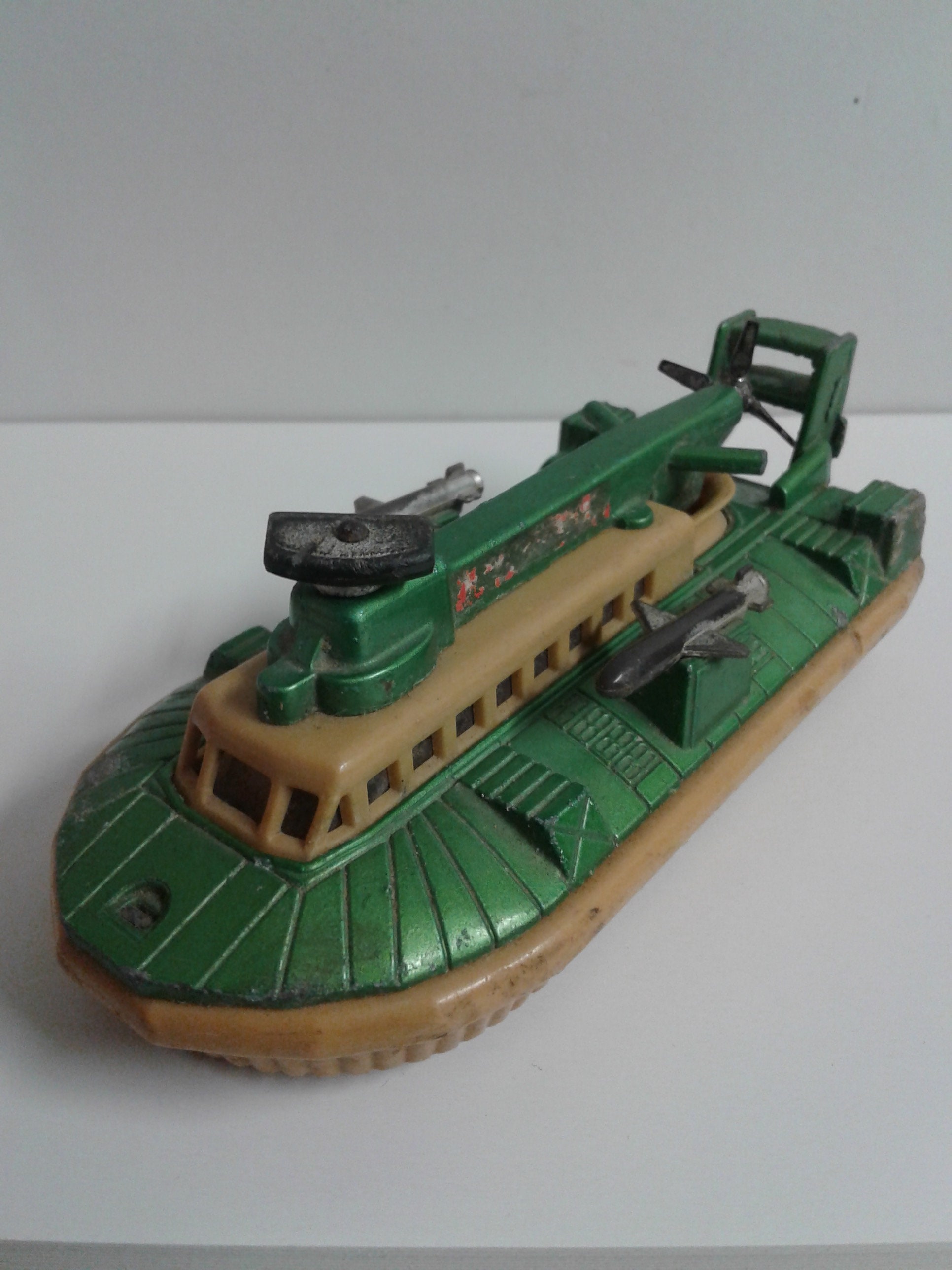 1972 Vintage Matchbox Superfast No. 2 Rescue Hovercraft Green Original ...