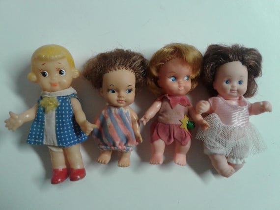 Lot of 4 Small Collectible Dolls Japan Remco Eegee Vintage 60 70s Etsy UK