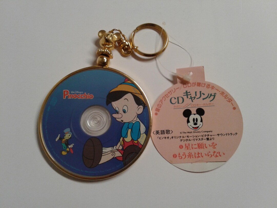 Walt Disney Pinocchio Mini Cd/keychain 2 Songs CD Japan - Etsy