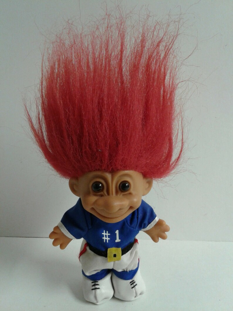 Russ Forest Troll Doll I'm 1 Wayne Gretzky Pelo Rojo | Etsy