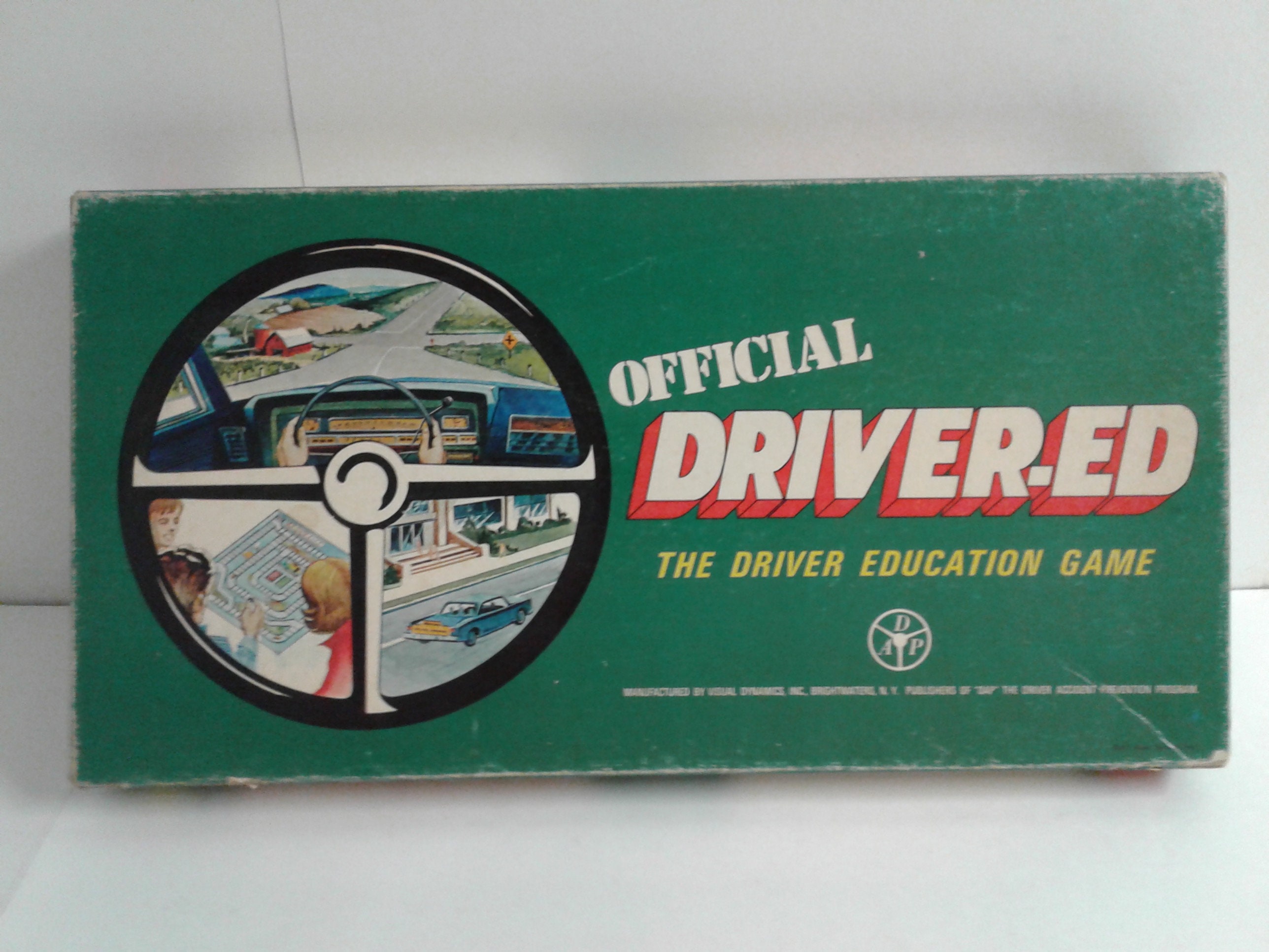 Vintage 70's OFFICIAL DRIVER-ED The Driver Education Game | Etsy