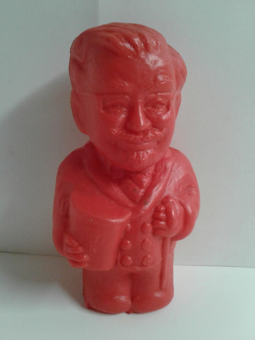 Vintage 1977 KFC Colonel Sanders Blow Mold Plastic Coin Bank Canada - Etsy
