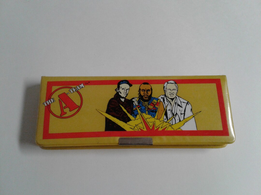 Vintage 1983 the A-team Pencil Case - Etsy