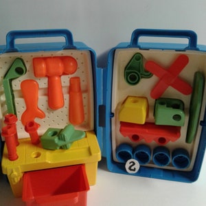 You Choose! Tuff Stuff Workshop Tool Kit/blue Box Set Vintage Mattel ...