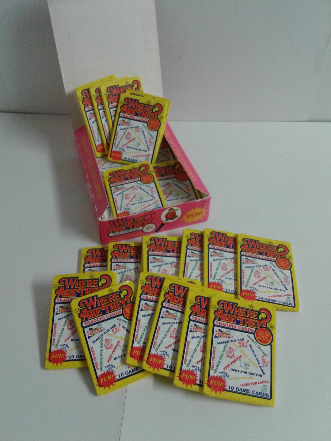 Vintage Card Box With 36 Packs Where Are They? Game Cards Pacific 1992 ...