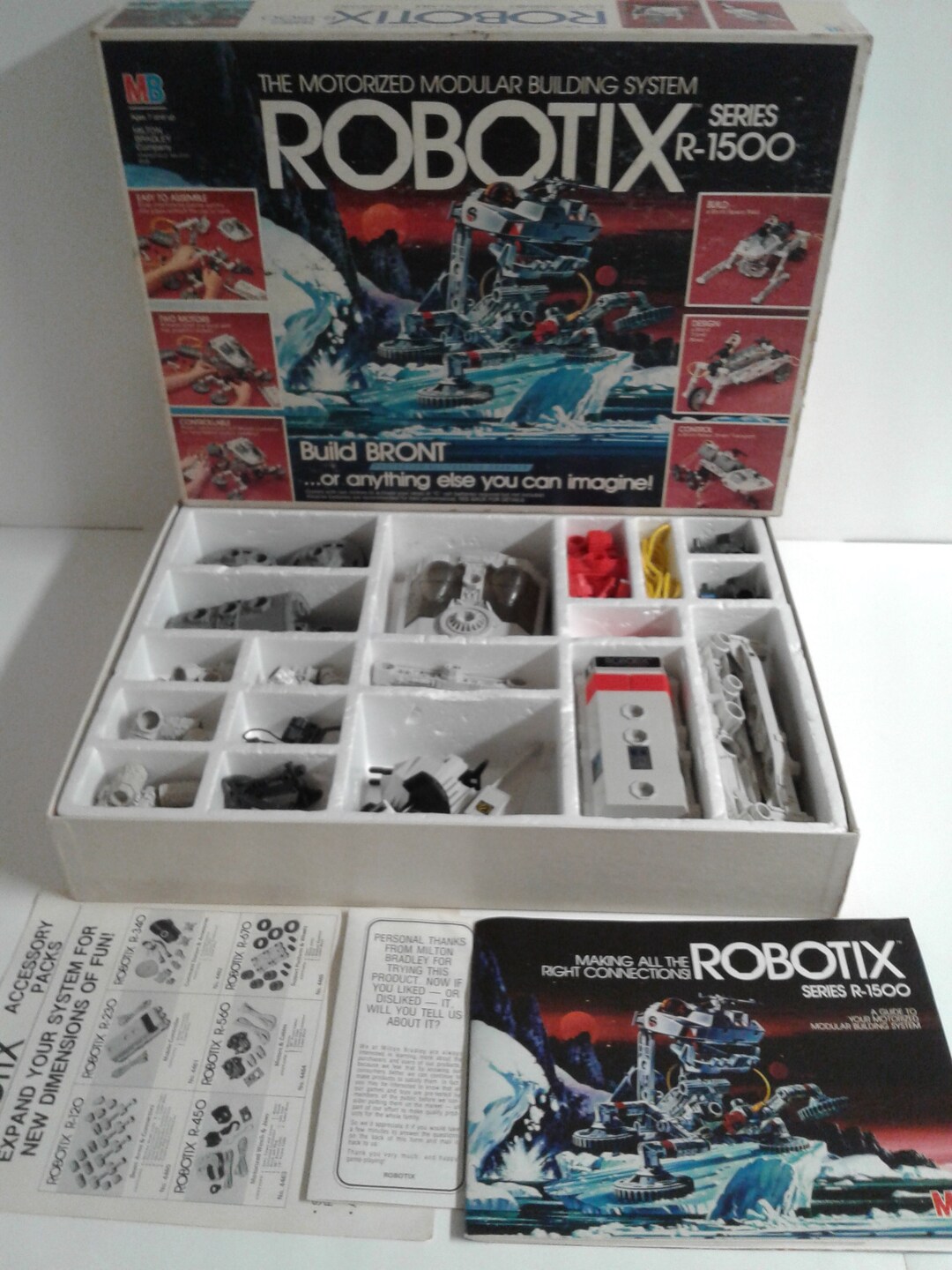 ROBOTIX R-1500 Motorized Modular Building System Vintage 1985 MB Milton ...