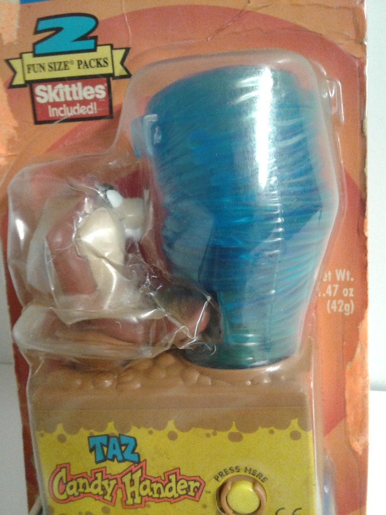 Looney Tunes TAZ Skittles Candy Hander Warner Bros. 1998 - Etsy