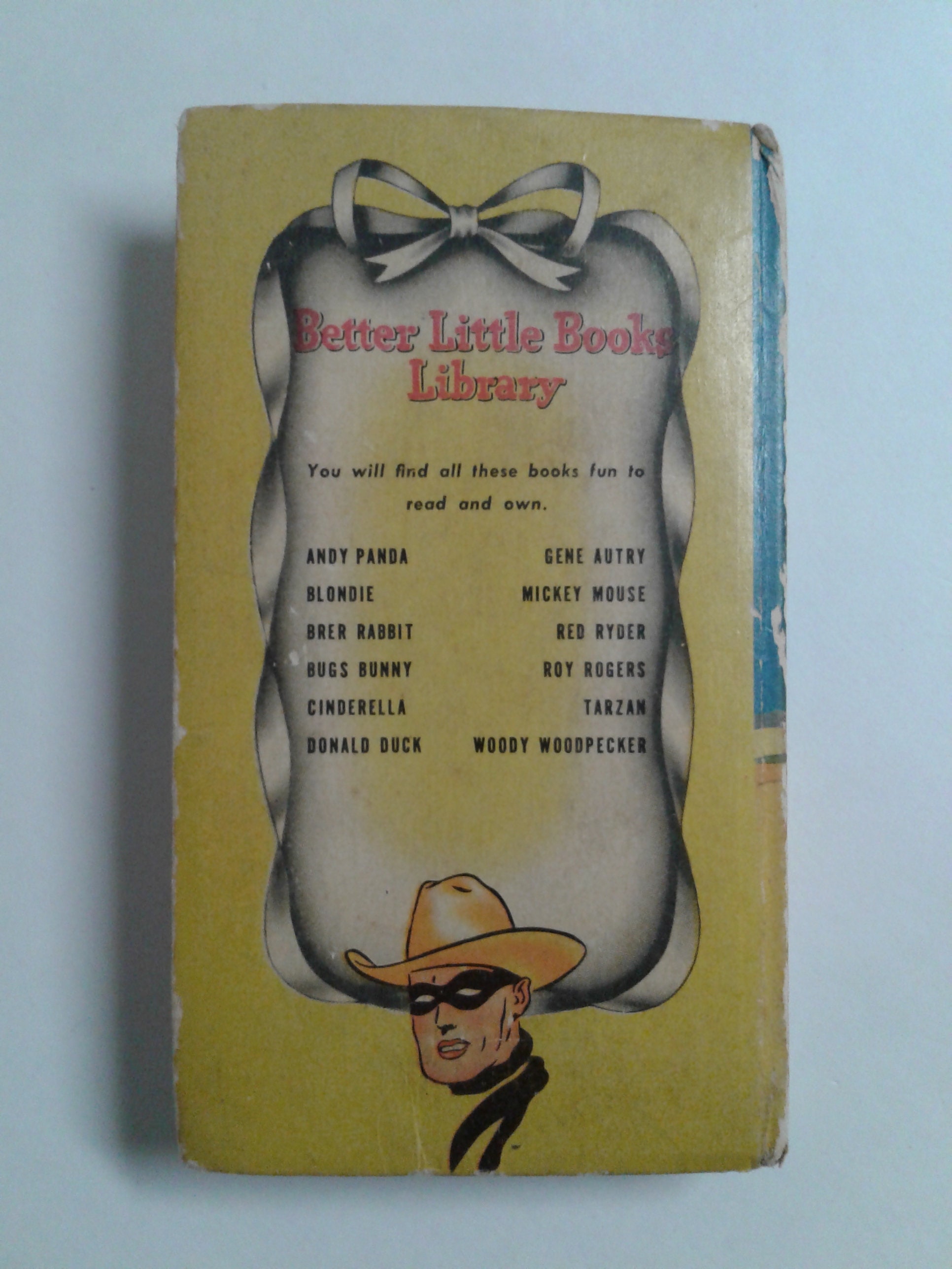 The Lone Ranger and the Secret of Somber Cavern 1950 Big/better Little ...