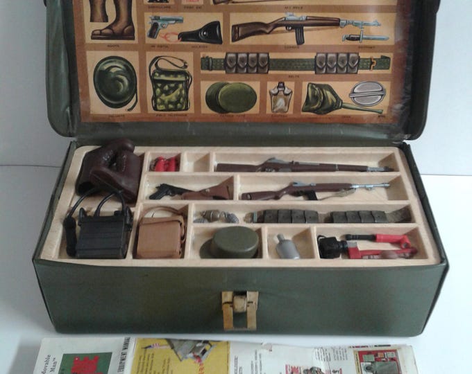 G.I. Joe Foot Locker With Accessories Lot - Vintage Hasbro 1960s - Etsy