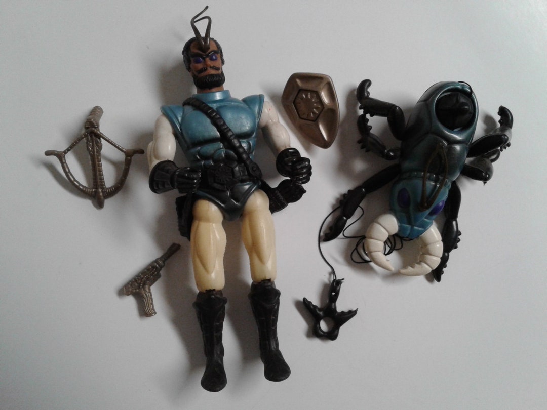 SECTAURS Warriors Symbion Mantor and Raplor Action Figure Coleco 1984 ...