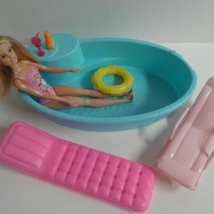 Mattel Barbie Pool Playset With Barbie Doll, Some Accessories Lot - Etsy