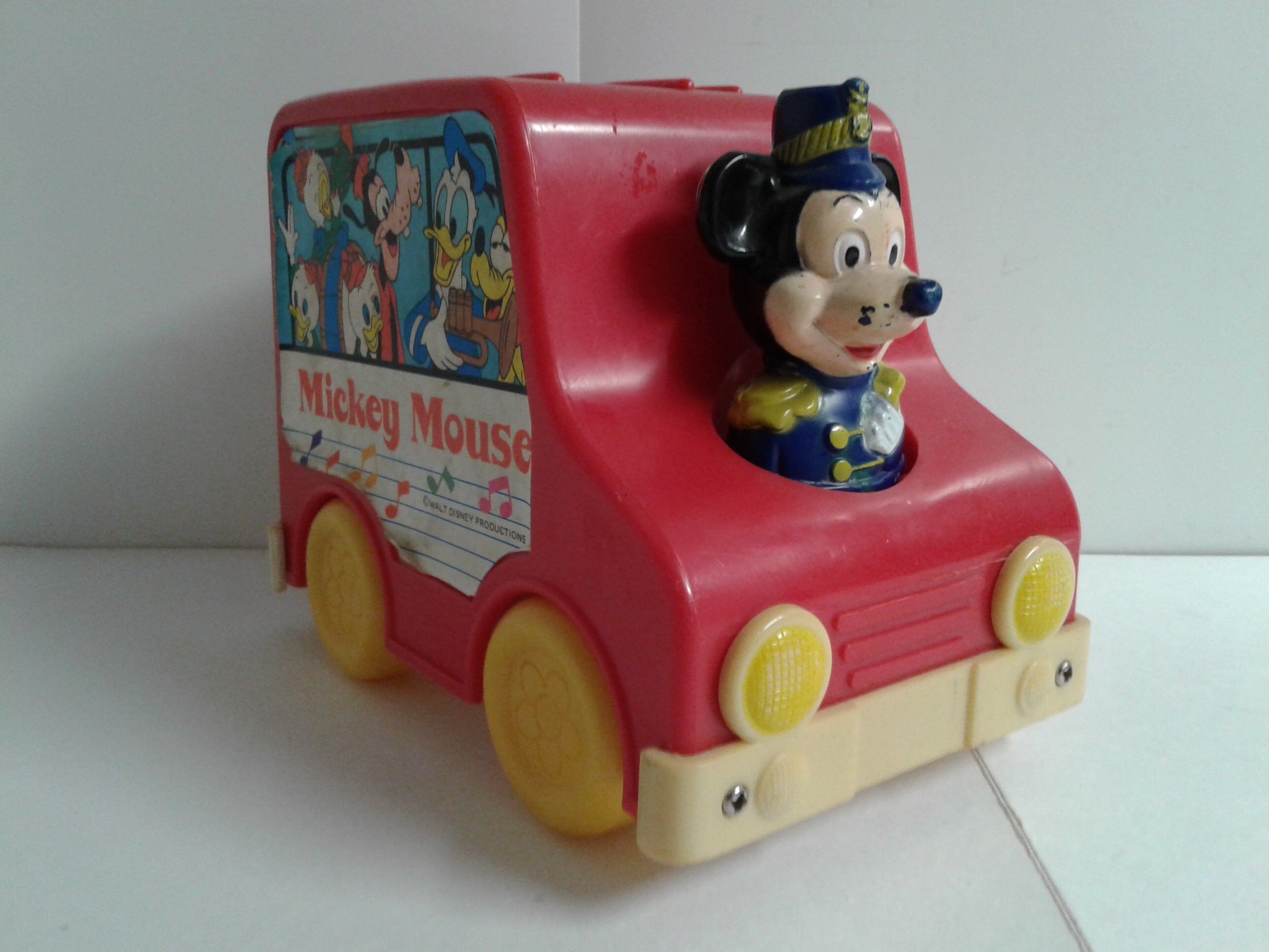 Vintage Mickey's Musical Parade Van Walt Disney LJN Toy Hong Kong - Etsy